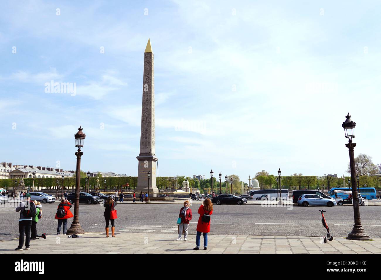 The Obelisk tower was erected in the middle of Concorde Square, marking ...