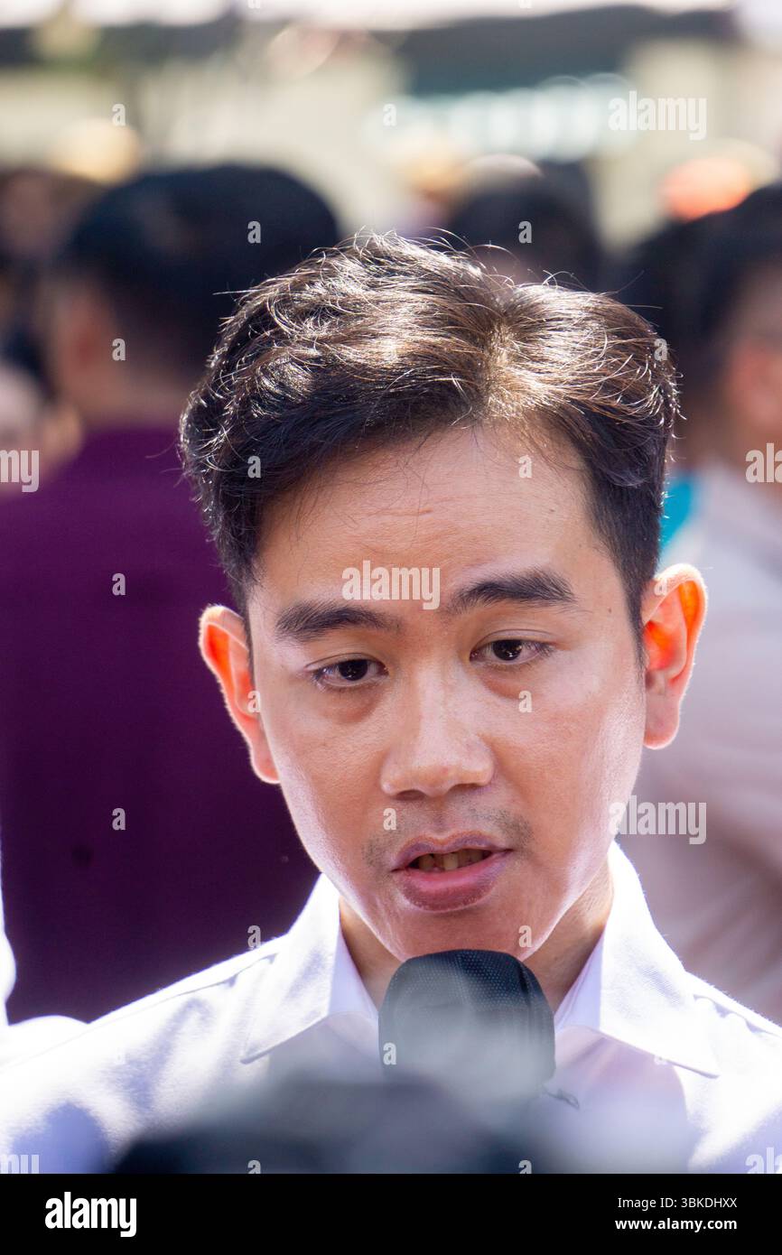 Indonesian vice president gibran rakabuming hi-res stock photography ...