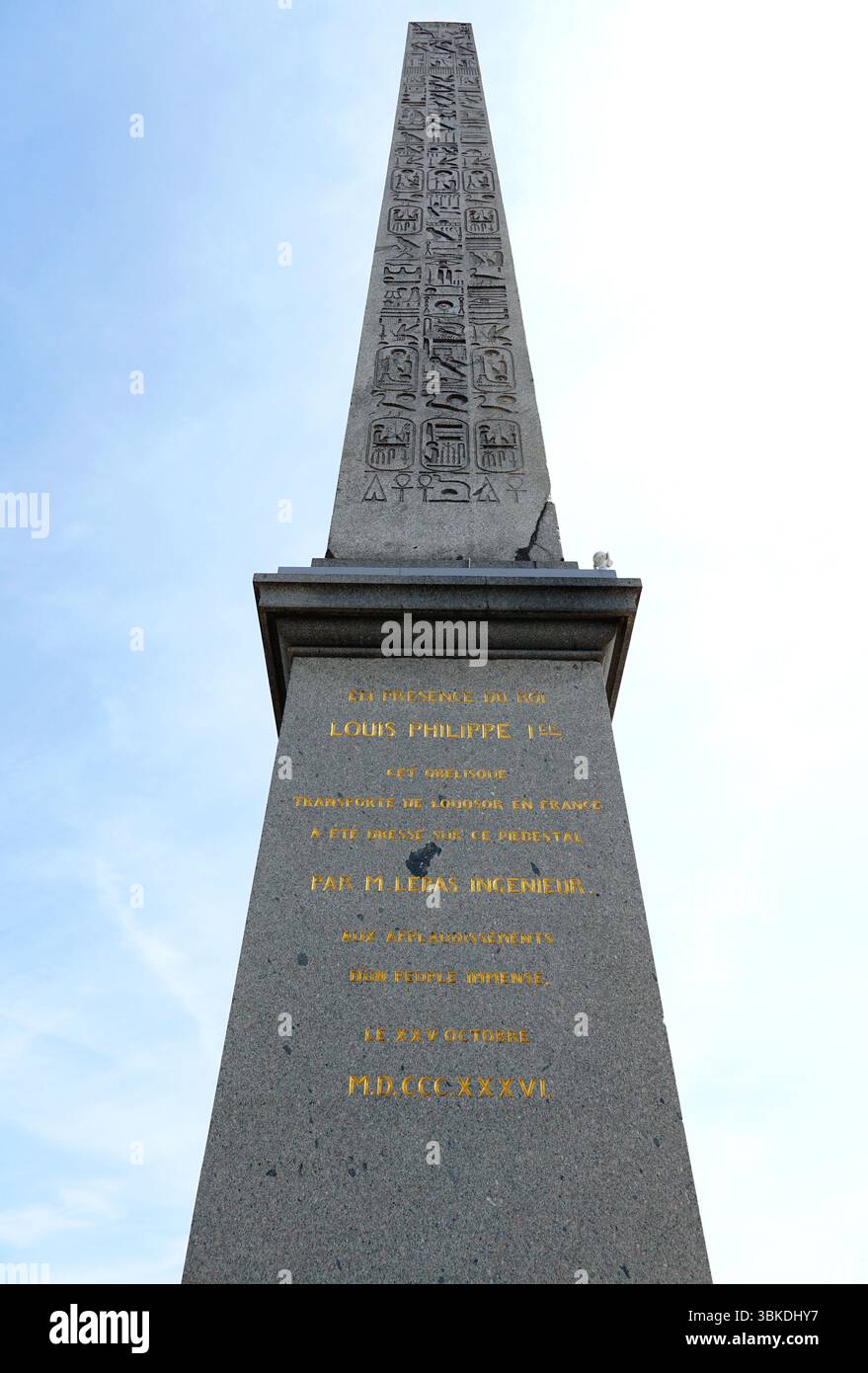 The Obelisk tower was erected in the middle of Concorde Square, marking ...