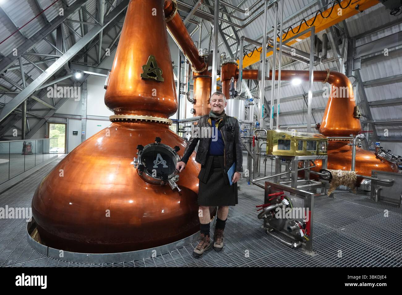 Martin McAdam Founder of the new Ardgowan Distillery at Bankfoot Farm ...
