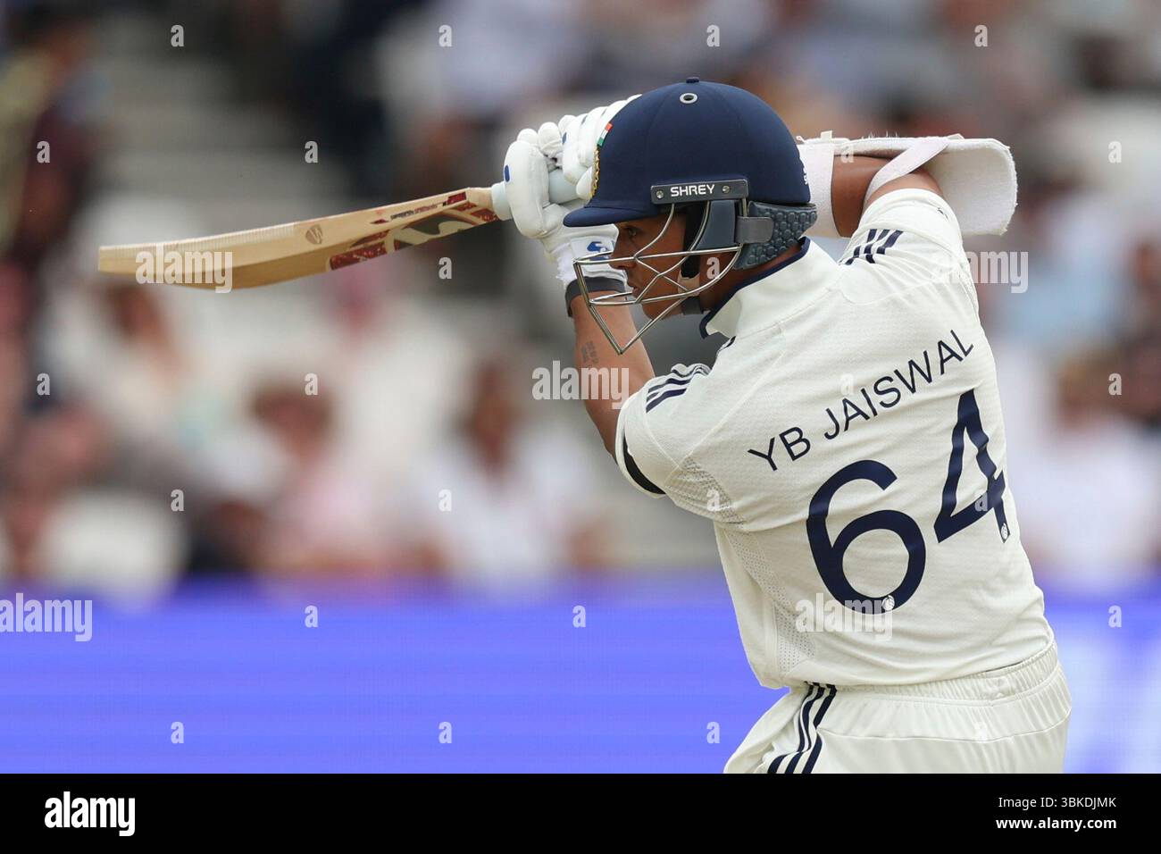 India's Yashasvi Jaiswal bats on day one of the first cricket test ...