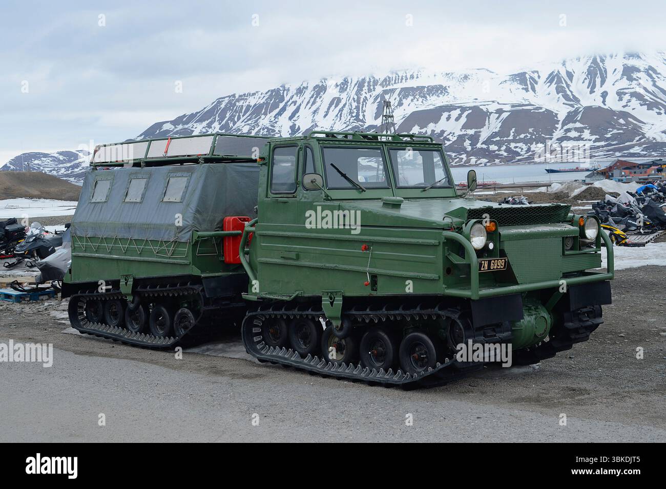 Norway, Svalbard, Longyearbyen, Bolinder-Munktell Bandvagn 202 ex ...