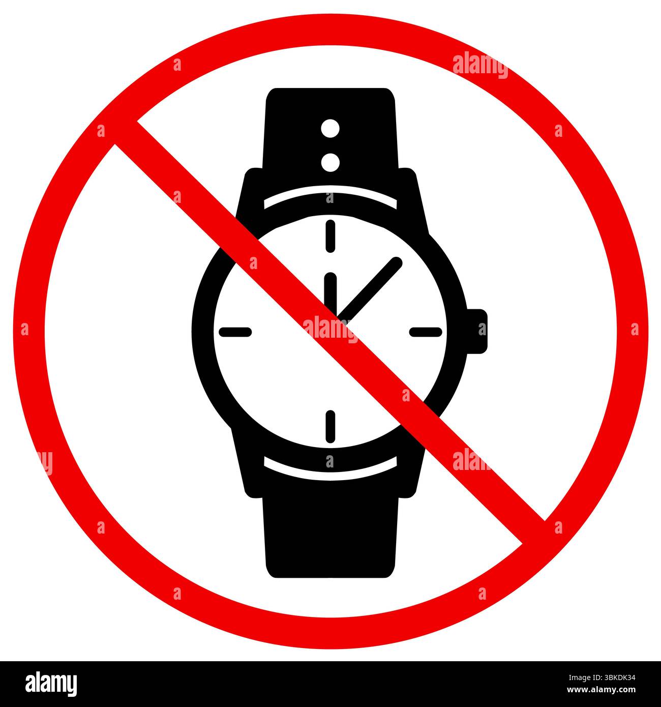 Wrist watch allowed timer clock hi-res stock photography and images - Alamy