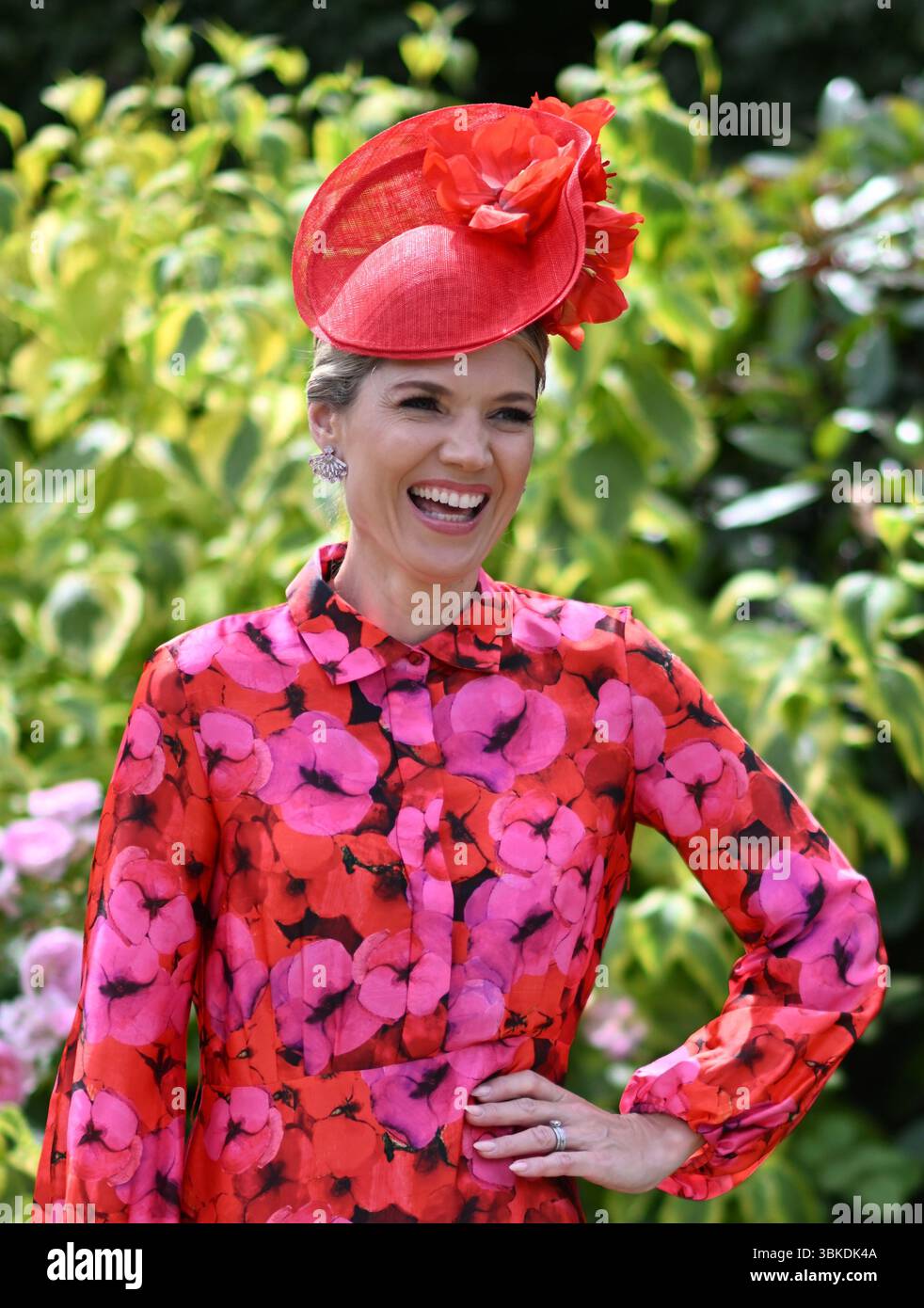 Ascot Racecourse, Berkshire, UK. 20th June, 2025. Royal Ascot Horse Racing, Day 4; Charlotte ...