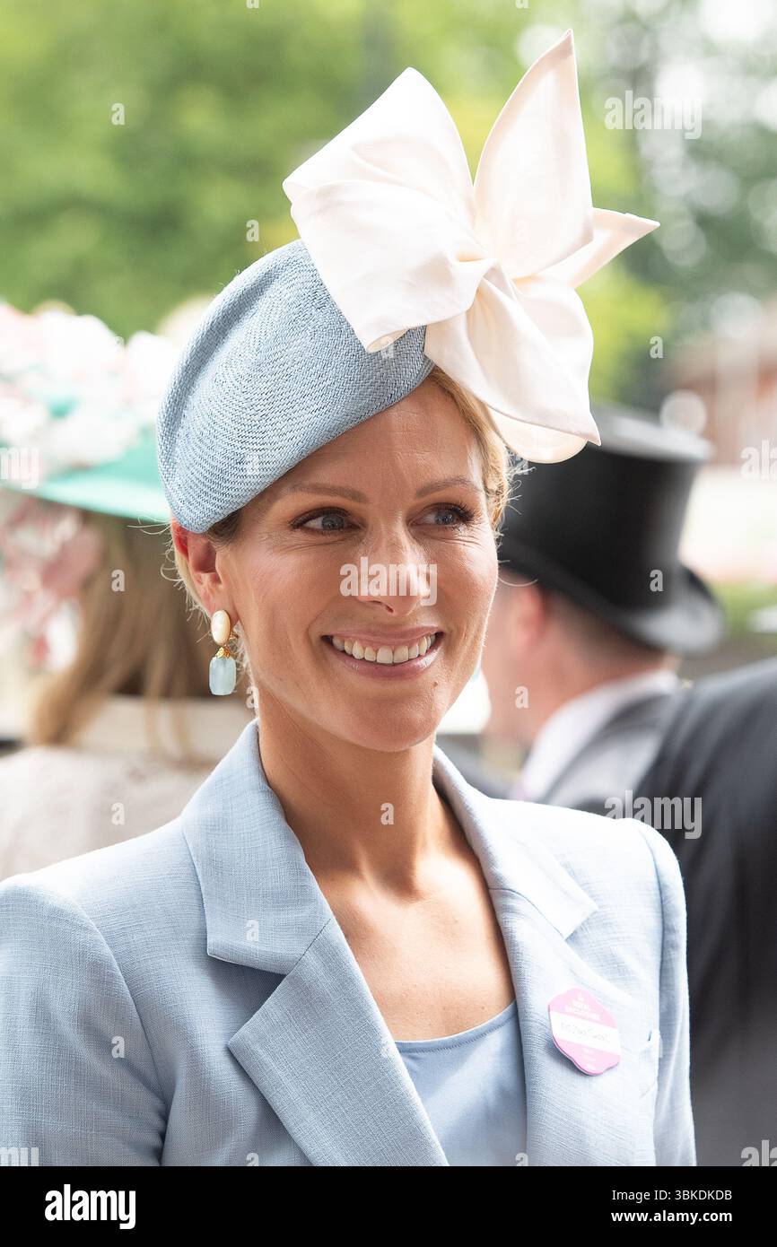 Ascot, Berkshire, UK. 20th June, 2025. Zara Tindall at Royal Ascot ...