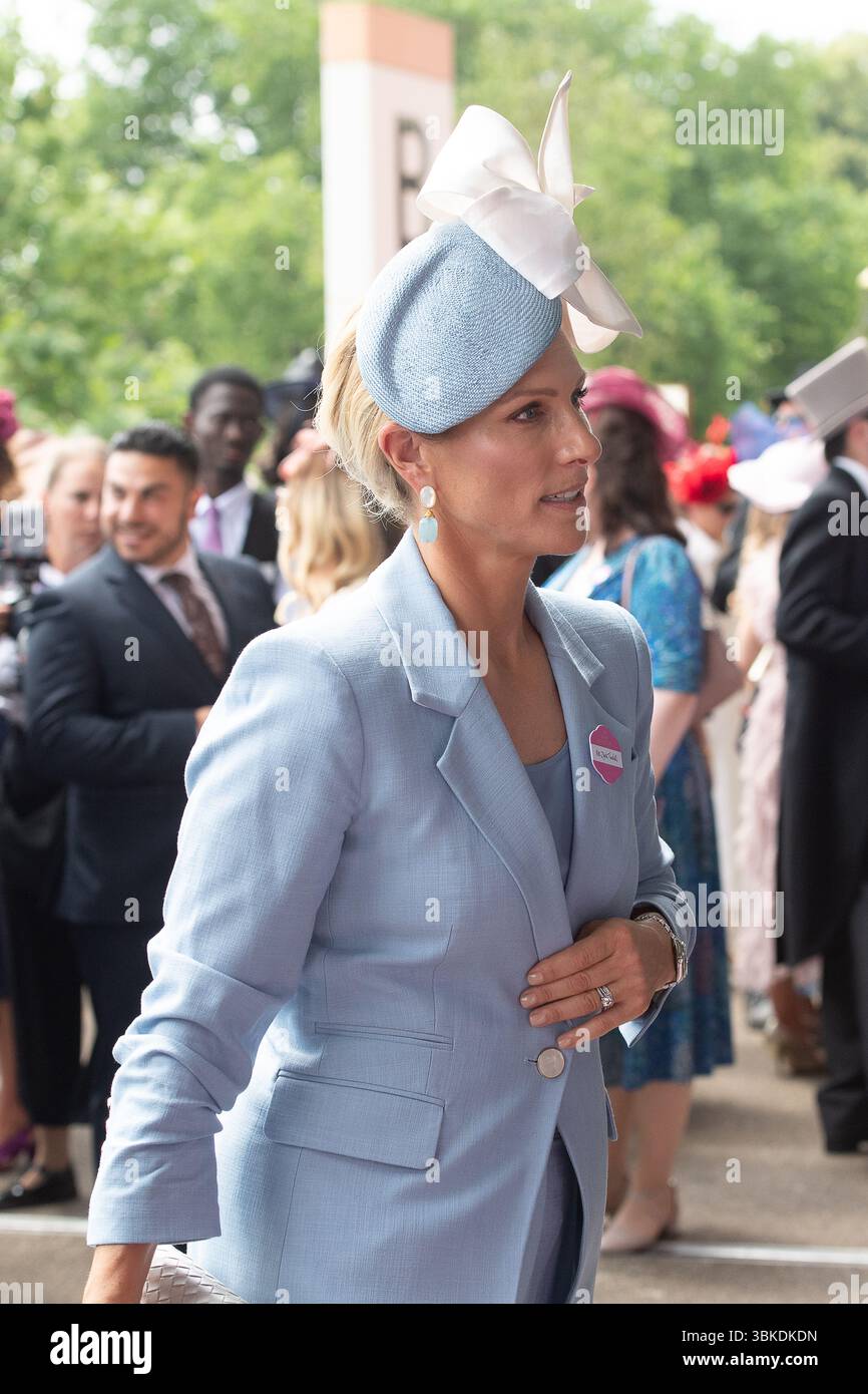 Ascot, Berkshire, UK. 20th June, 2025. Zara Tindall at Royal Ascot ...