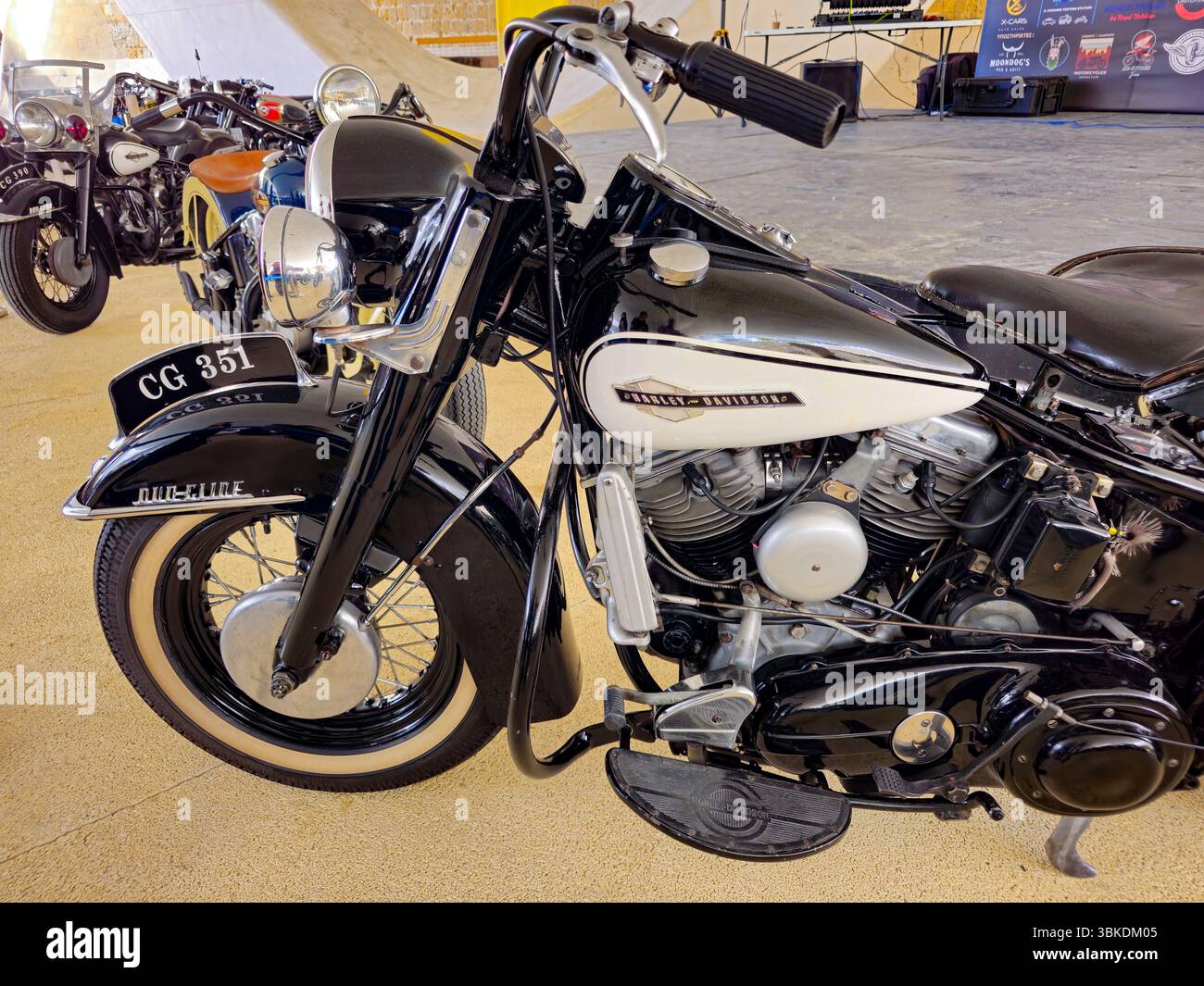 Nicosia, Cyprus, June1 2025: Classic vintage Harley Davidson sport ...
