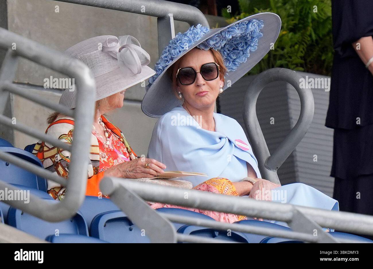 JK Rowling in the stands on day four of Royal Ascot at Ascot Racecourse ...