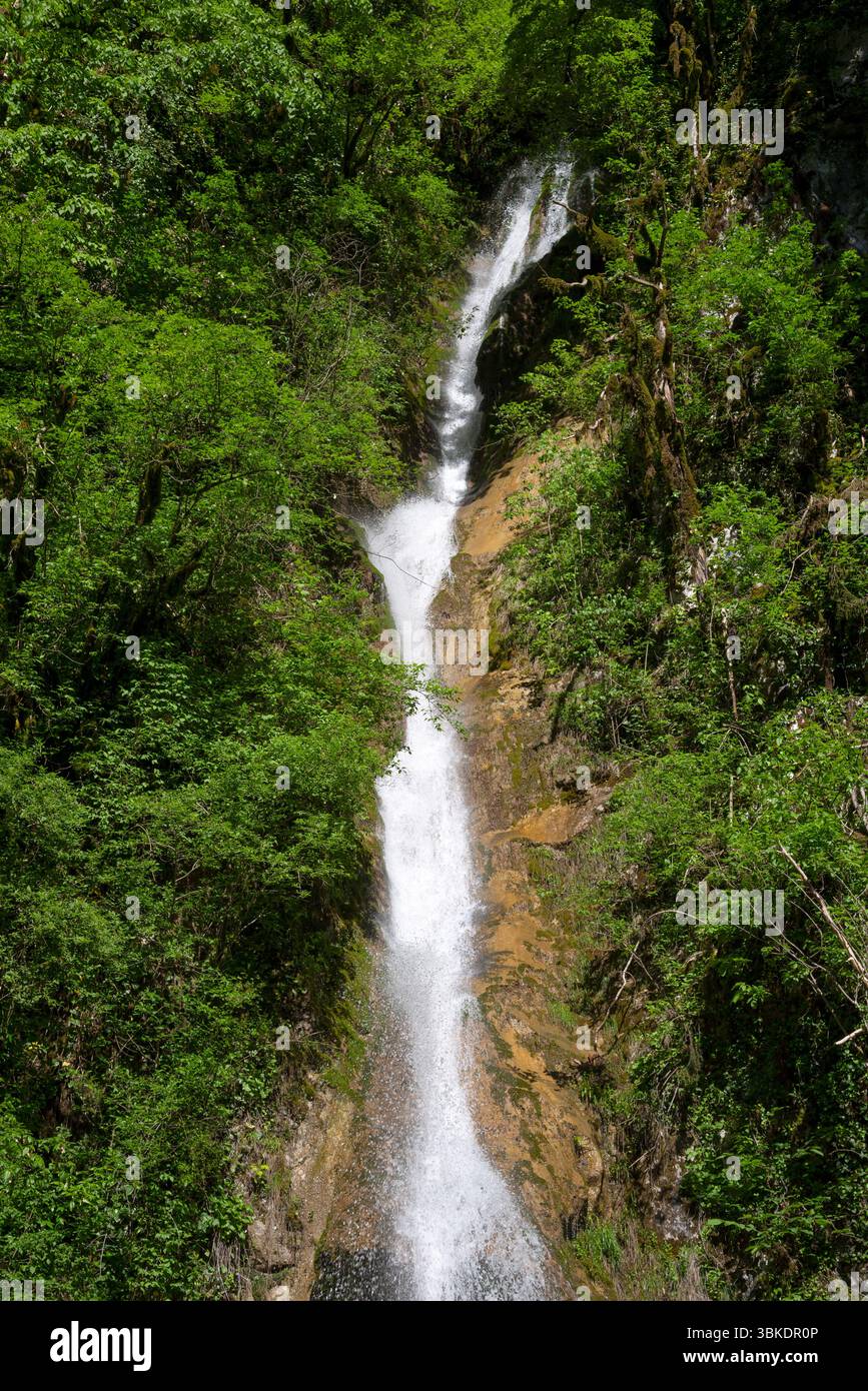 Waterfall "Men’s Tears". Gudauta district, Abkhazia Stock Photo - Alamy