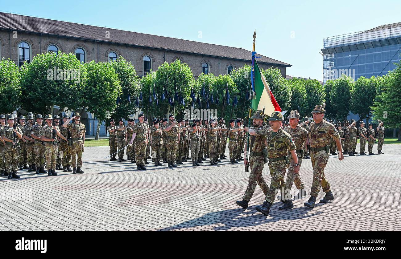 Turin, Italy. 20th June, 2025. Turin Monte Grappa barracks, Taurinense ...