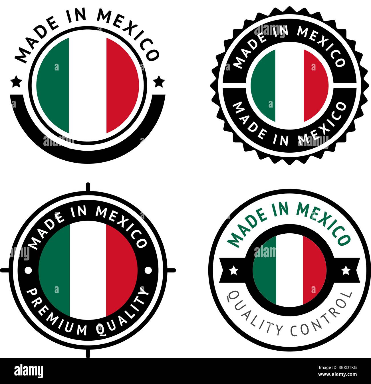 Vector illustration set mexican Stock Vector Images - Alamy