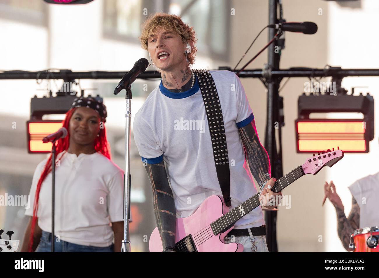 New York, United States. 20th June, 2025. Machine Gun Kelly performs on ...