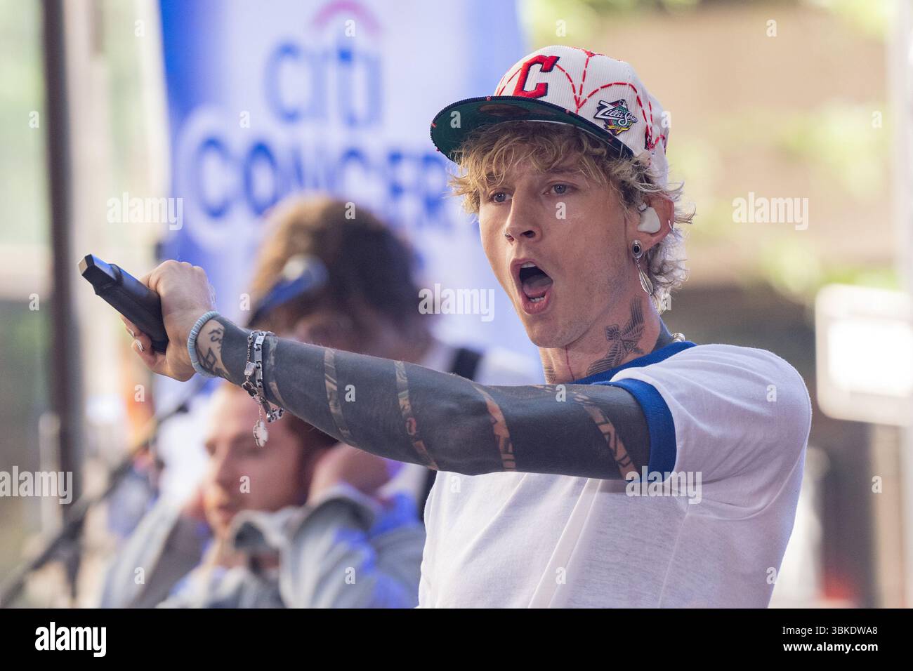 New York, United States. 20th June, 2025. Machine Gun Kelly performs on ...