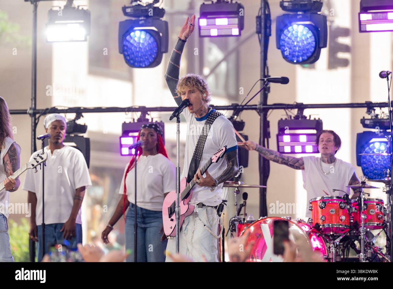 New York, United States. 20th June, 2025. Machine Gun Kelly performs on ...