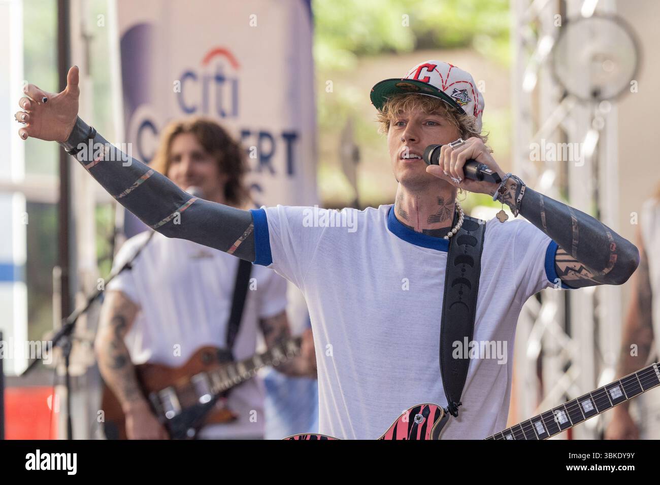 New York, United States. 20th June, 2025. Machine Gun Kelly performs on ...