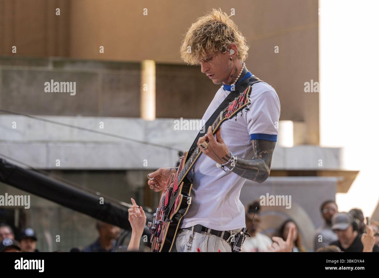 New York, United States. 20th June, 2025. Machine Gun Kelly performs on ...