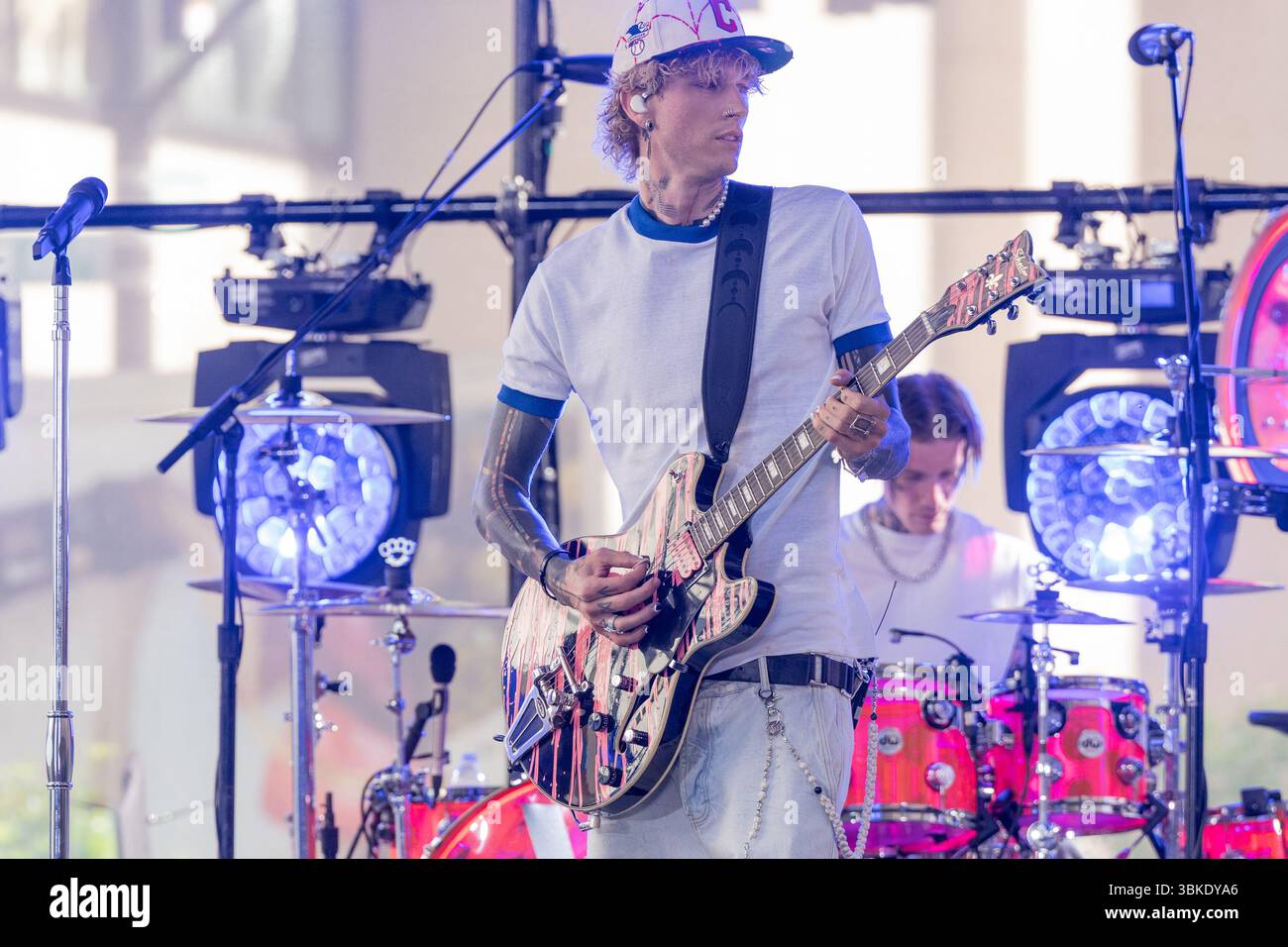 New York, United States. 20th June, 2025. Machine Gun Kelly performs on ...