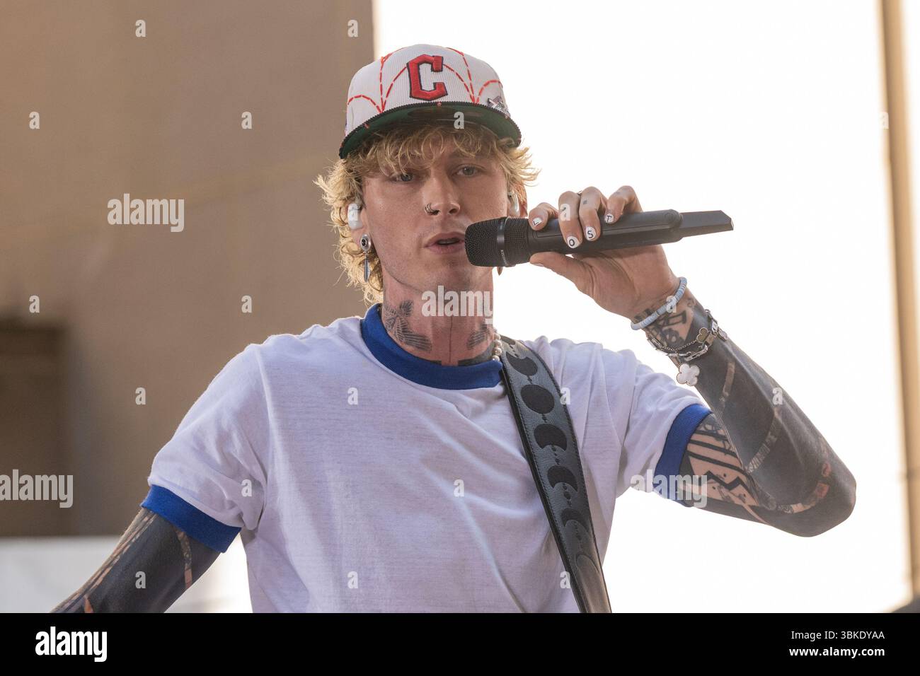 New York, United States. 20th June, 2025. Machine Gun Kelly performs on ...