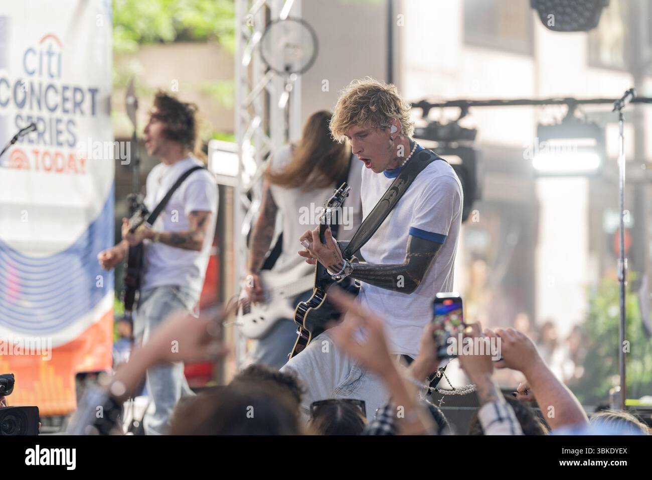 New York, United States. 20th June, 2025. Machine Gun Kelly performs on ...