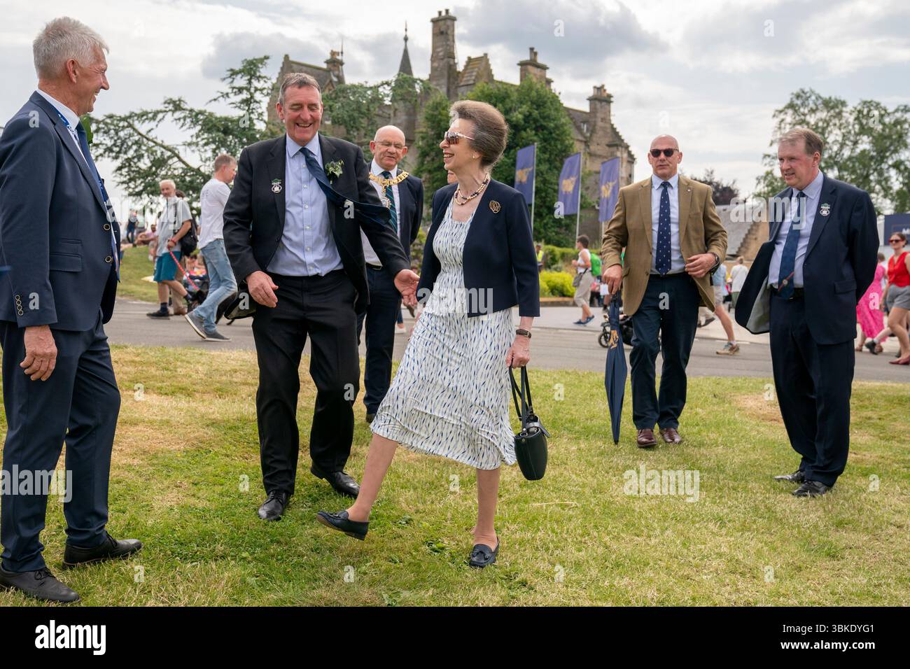 The Princess Royal attending the Royal Highland Show at the Royal ...