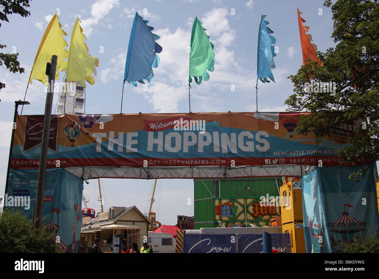 The Newcastle Hoppings fun fair Opens which is the largest travelling ...