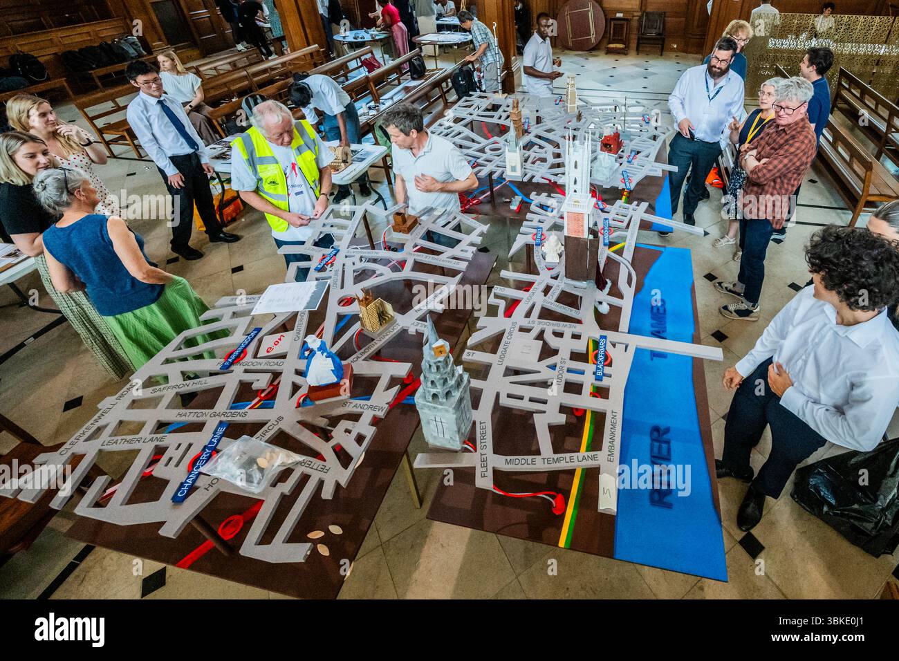 London, UK. 20 Jun 2025. The completed map comes together and then is ...