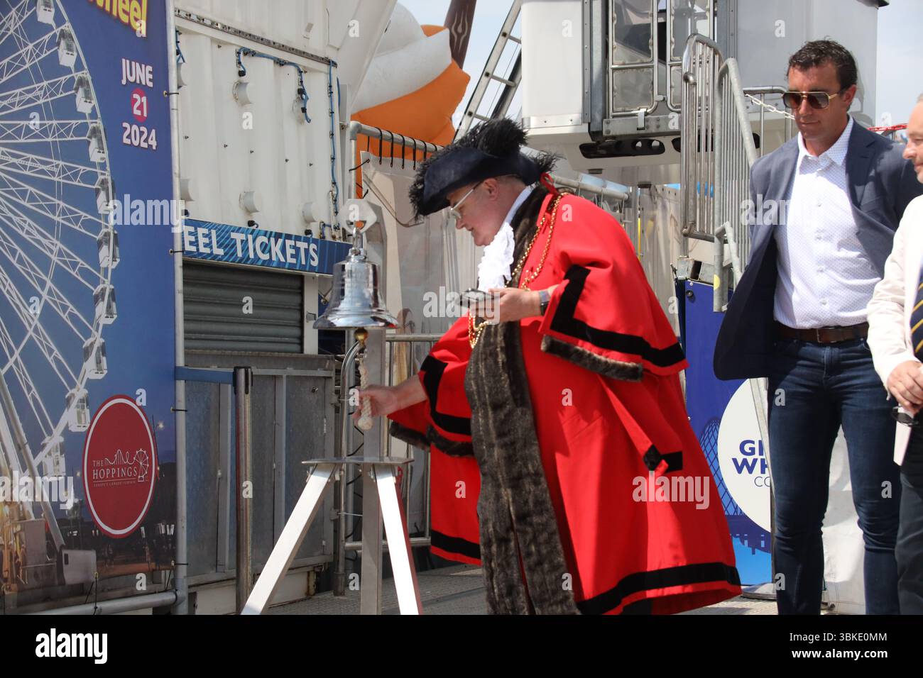 The Newcastle Hoppings fun fair Opens which is the largest travelling ...