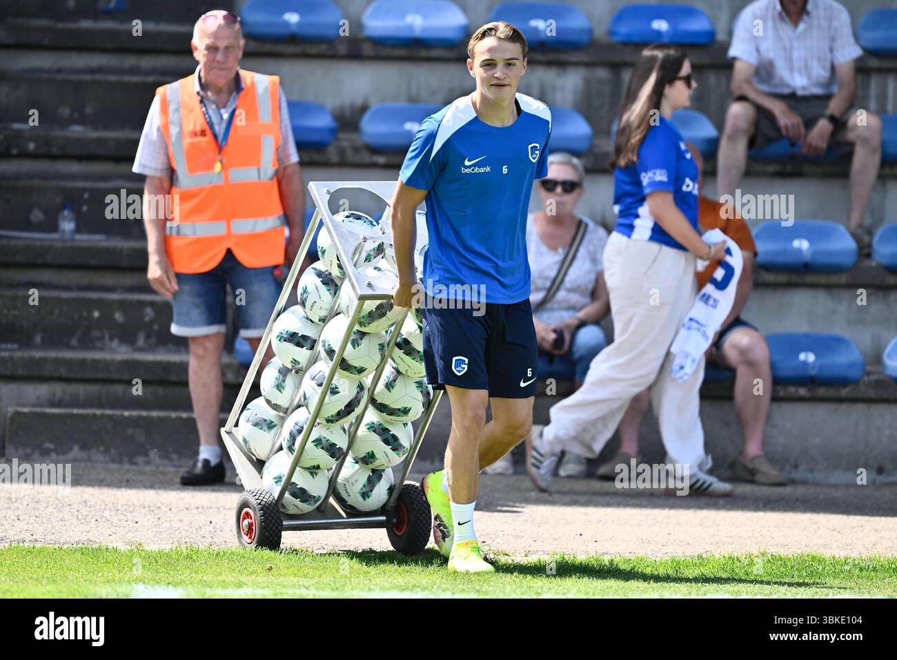Genk, Belgium. 20th June, 2025. Genk's Matte Smets pictured during a ...