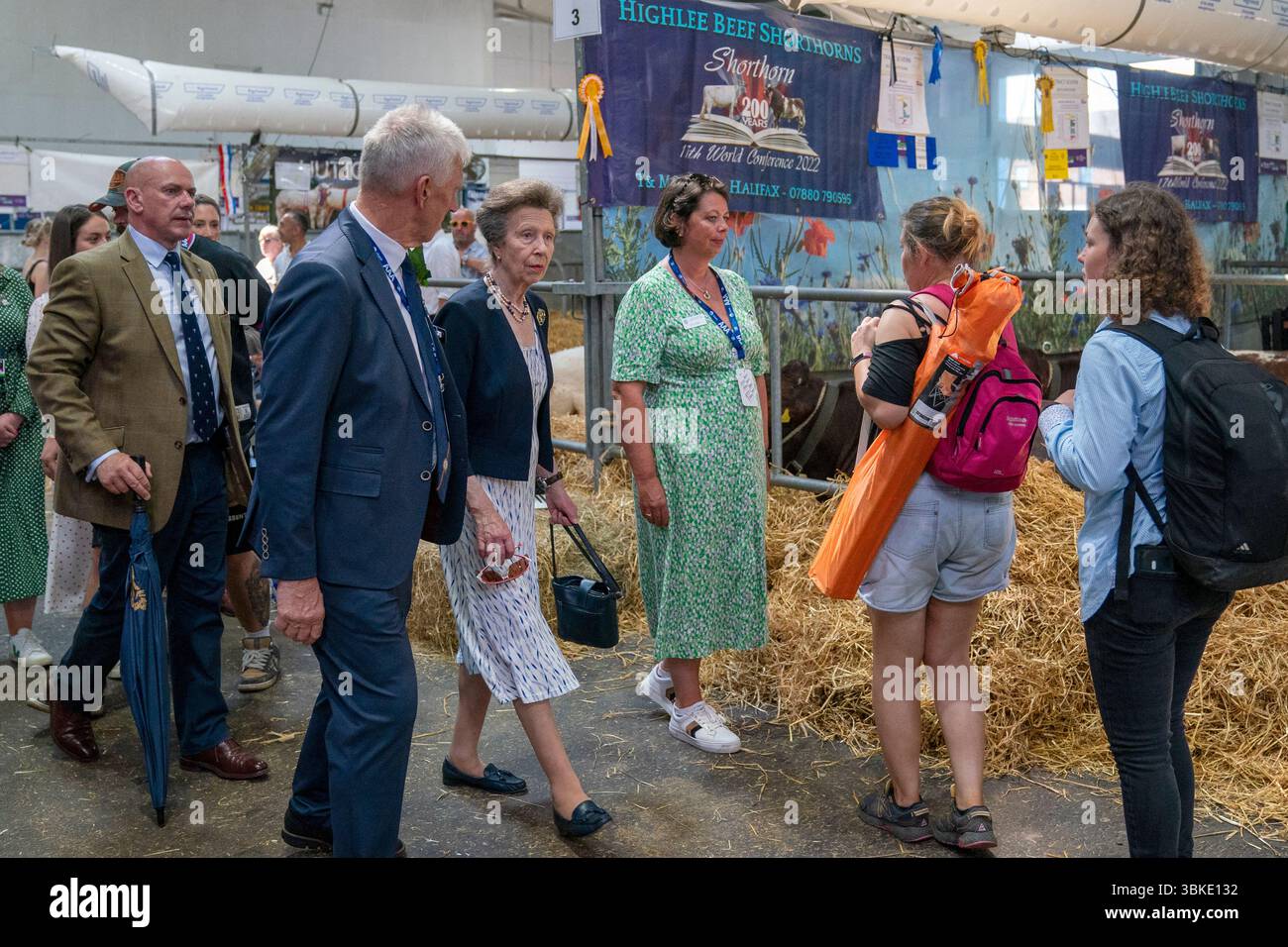 The Princess Royal during a visit to the Royal Highland Show at the ...