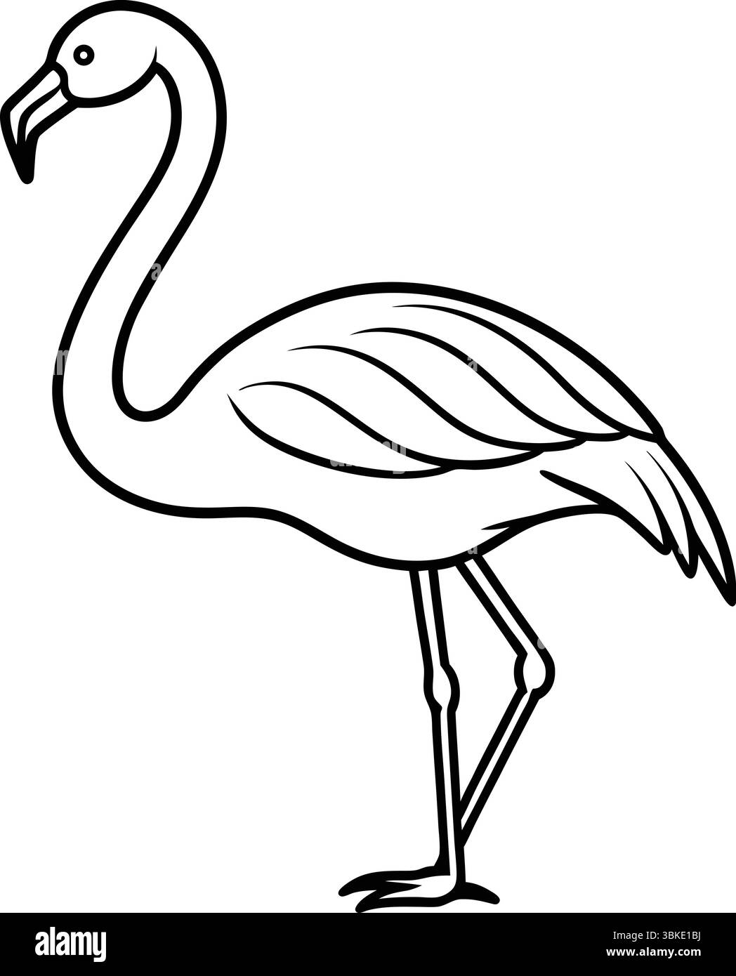 Outline of bird Black and White Stock Photos & Images - Alamy