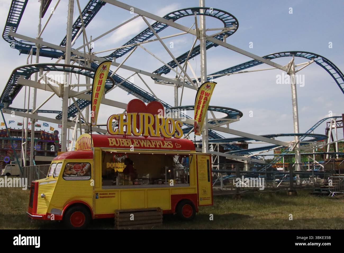 The Newcastle Hoppings fun fair Opens which is the largest travelling ...