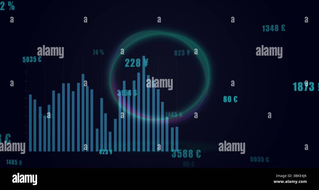 Displaying analytics chart in hi-res stock photography and images - Alamy