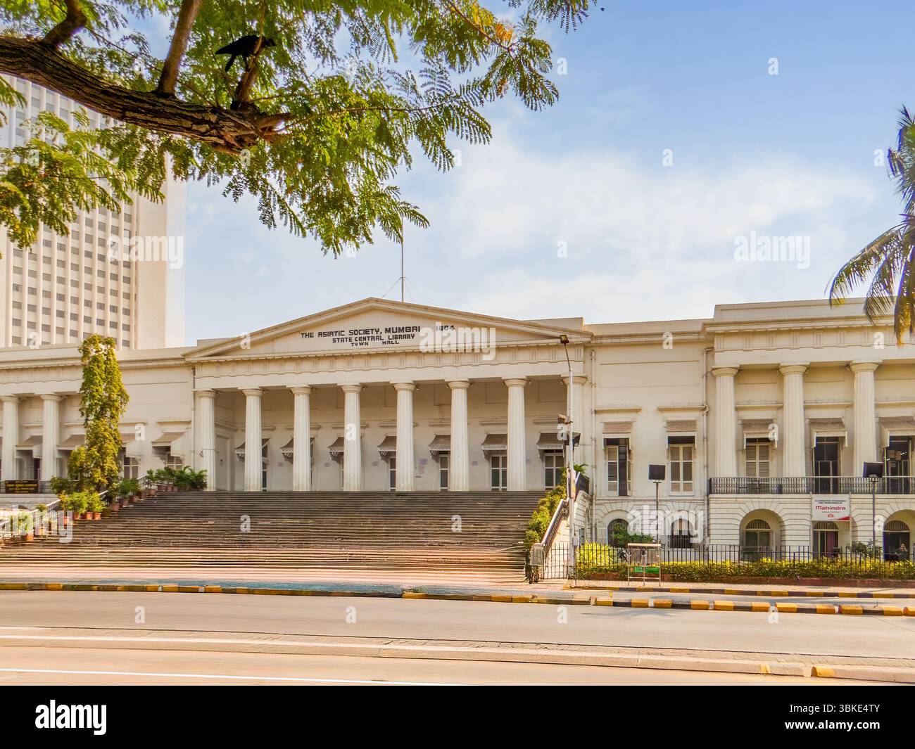 The Asiatic Society State Central Library Town Hall, front, entrance ...