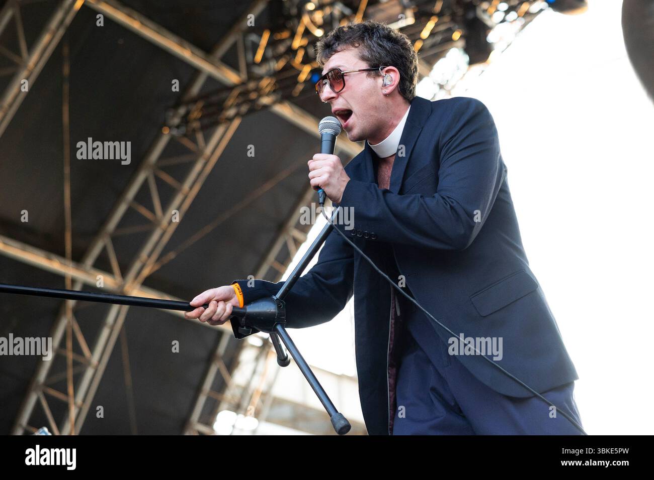 Milano, Italy. 19th June, 2025. Charlie Steen of Shame performs live at ...