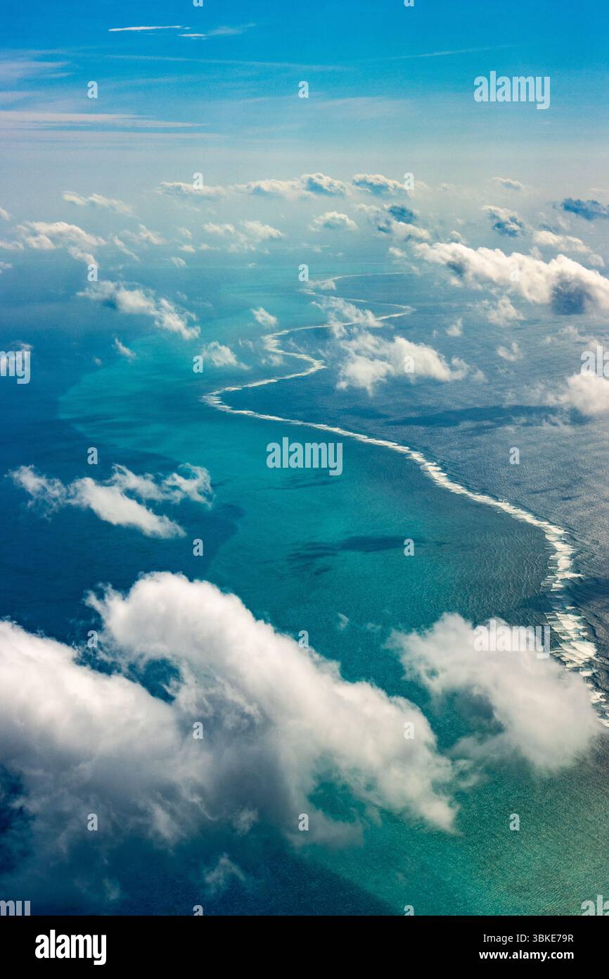 Drone view shows azure sea hi-res stock photography and images - Alamy
