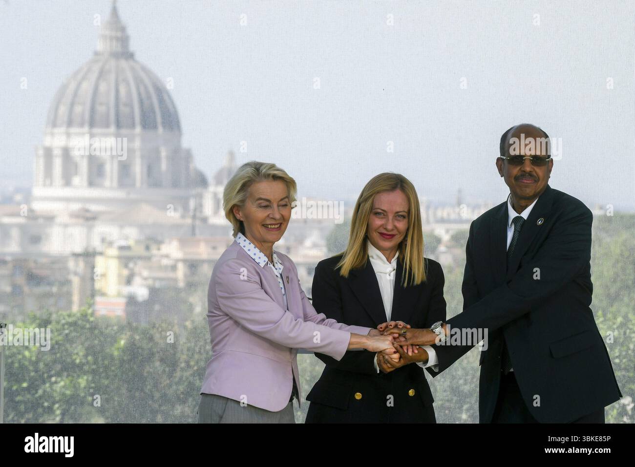 Rome, Italy. 20th June, 2025. Rome Villa Doria Pamphiljl Summit Mattei ...