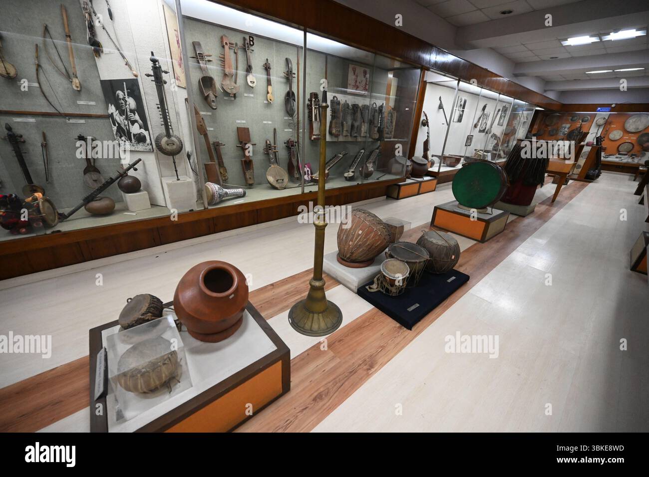 NEW DELHI, INDIA - JUNE 20: Traditional instruments on display at the ...