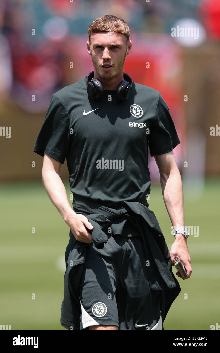 PHILADELPHIA, USA - 20th June 2025: Cole Palmer of Chelsea arrives ...