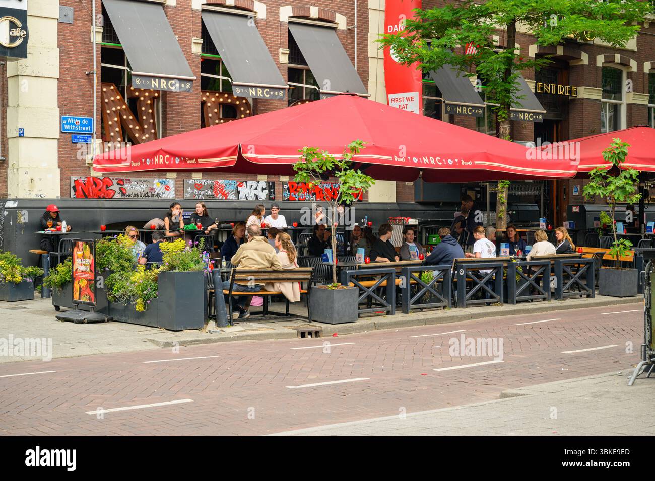 The NRC restaurant and cafe, Witte de Withstraat, Rotterdam ...