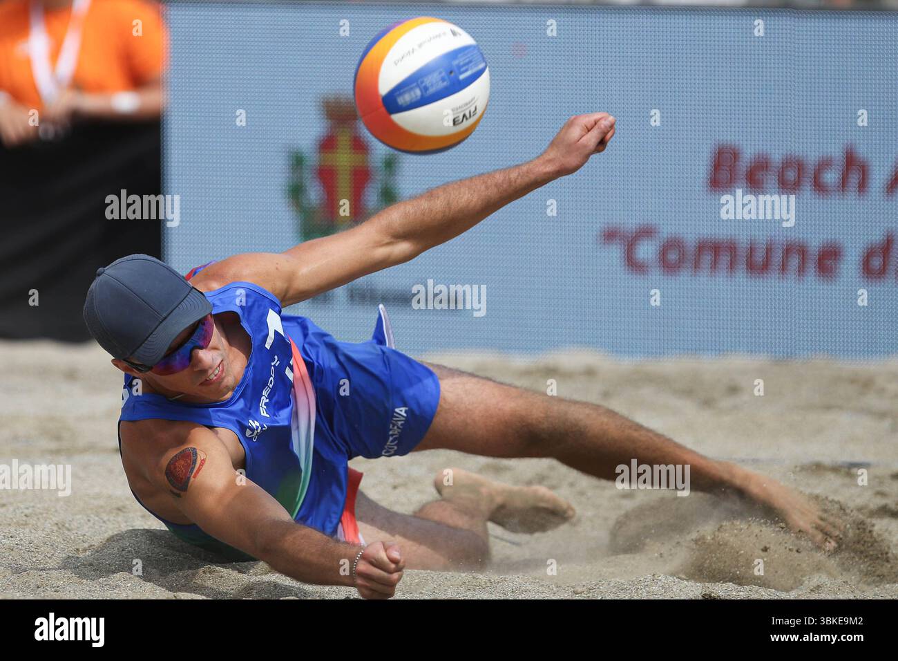 Samuele Cottafava during the CEV Beach Volley Nations Cup 2025 ...