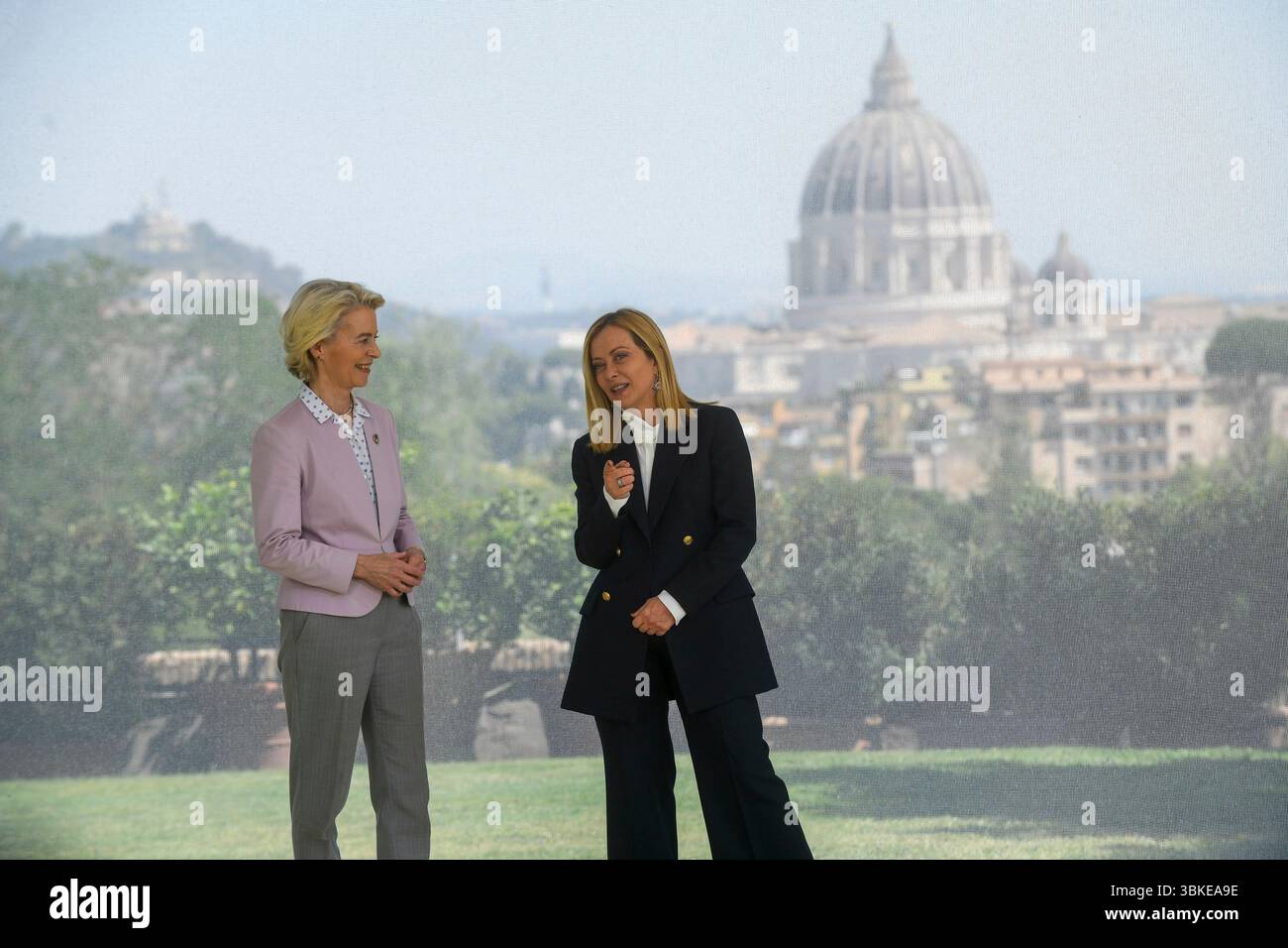 Italy, Rome, 20 June, 2025 : Villa Doria Pamphilj, Summit 'The Mattei ...