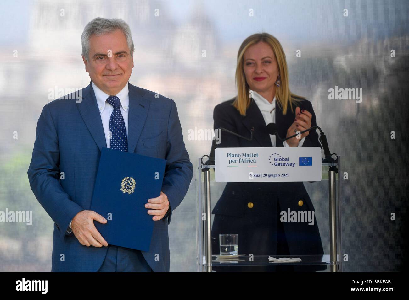 Italy, Rome, 20 June, 2025 : Villa Doria Pamphilj, Summit 'The Mattei ...