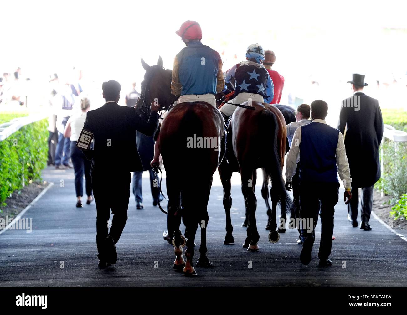 Realign and jockey James Doyle heading out before the Palace Of ...