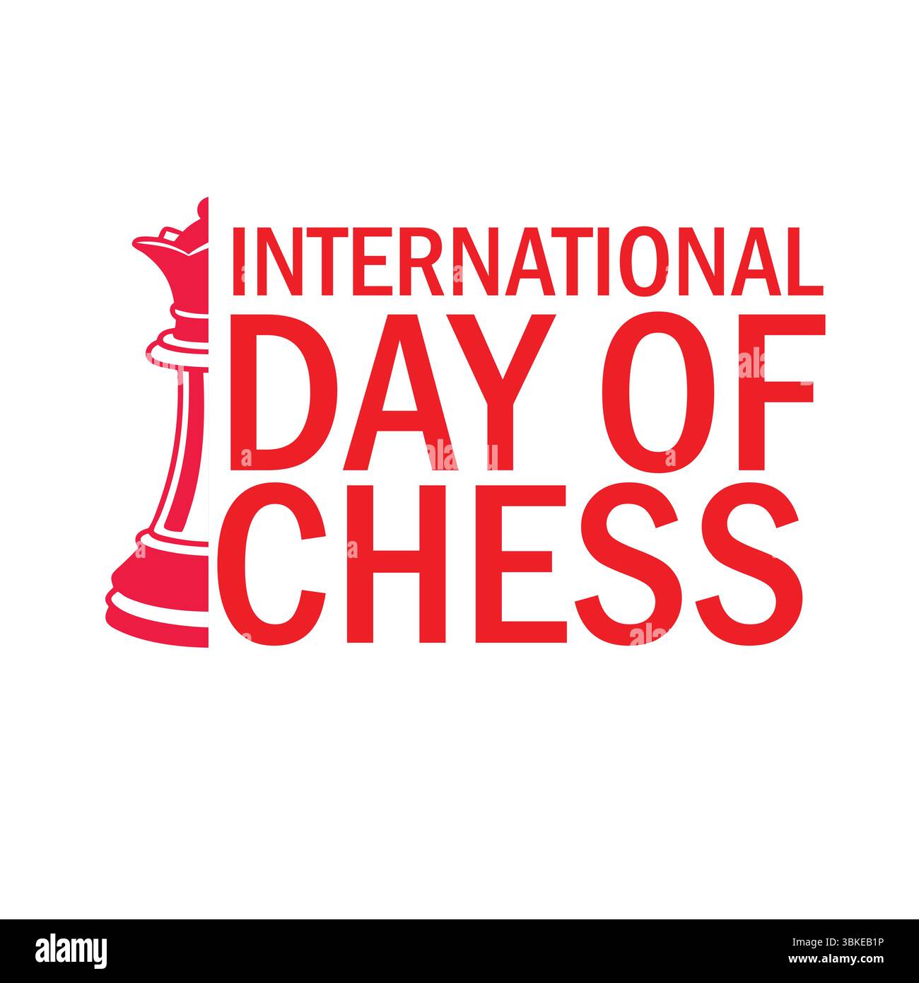 International chess day checkmate Stock Vector Images - Alamy
