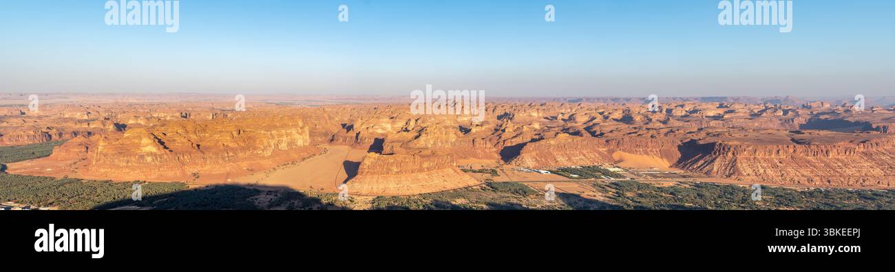 Harrat Viewpoint at Sunset, AlUla, Saudi Arabia. Breathtaking panorama ...