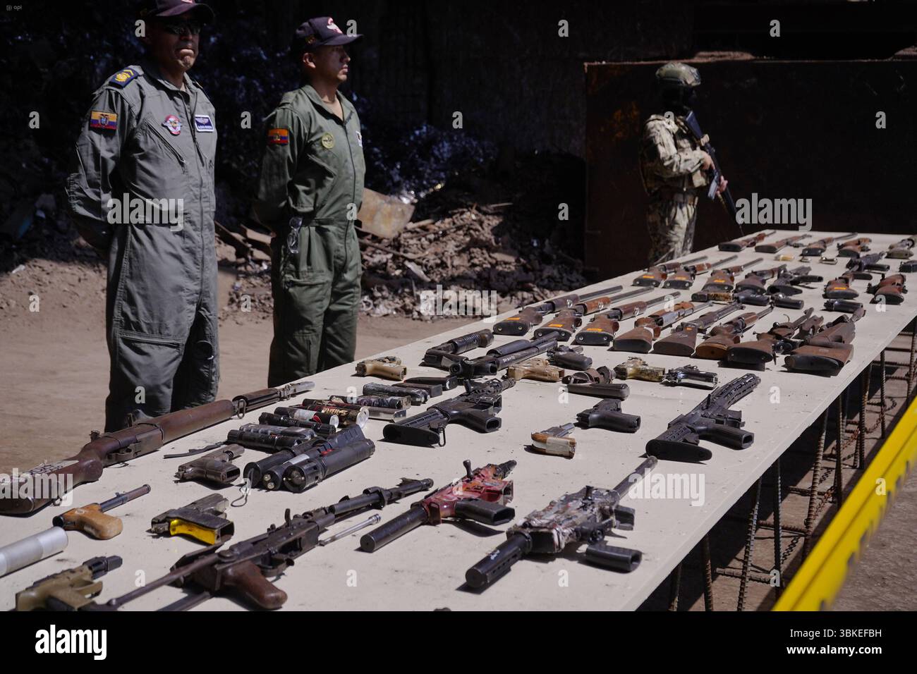 GYE WEAPONS DESTRUCTION Guayaquil, Friday, June 20, 2025 At Andecs ...