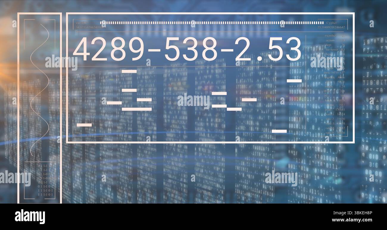 Displaying interface overlay in hi-res stock photography and images - Alamy