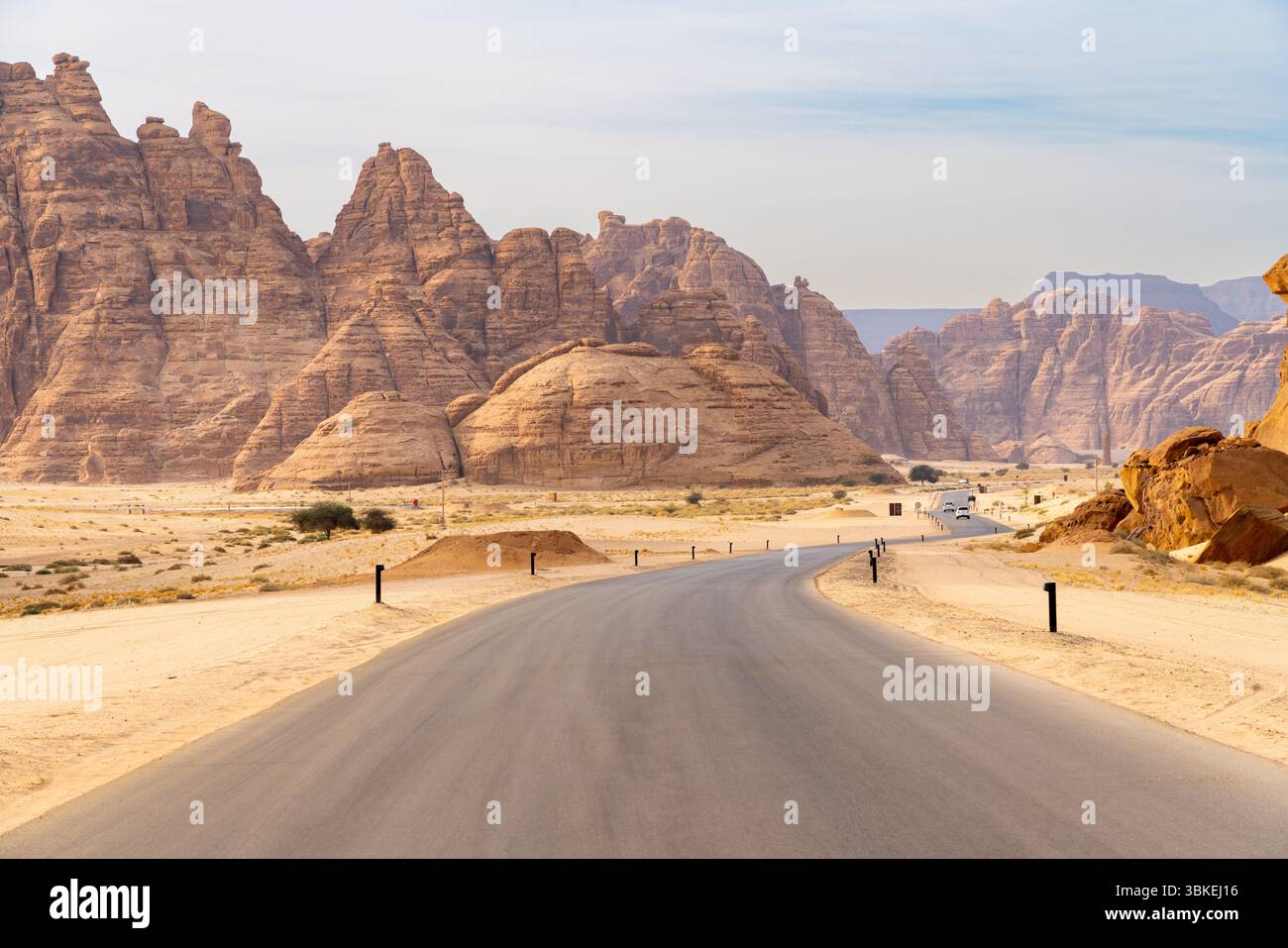 The panoramic Ashar Valley showcases the amazing sandstone rock ...