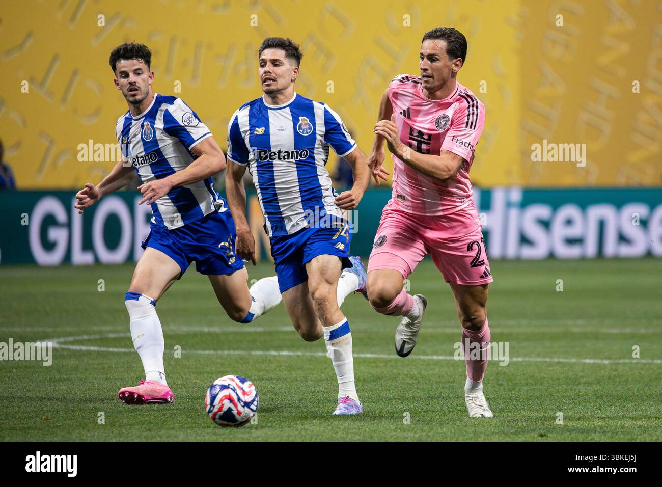 Inter Miami CF forward Tadeo Allende (21) runs after the ball during ...