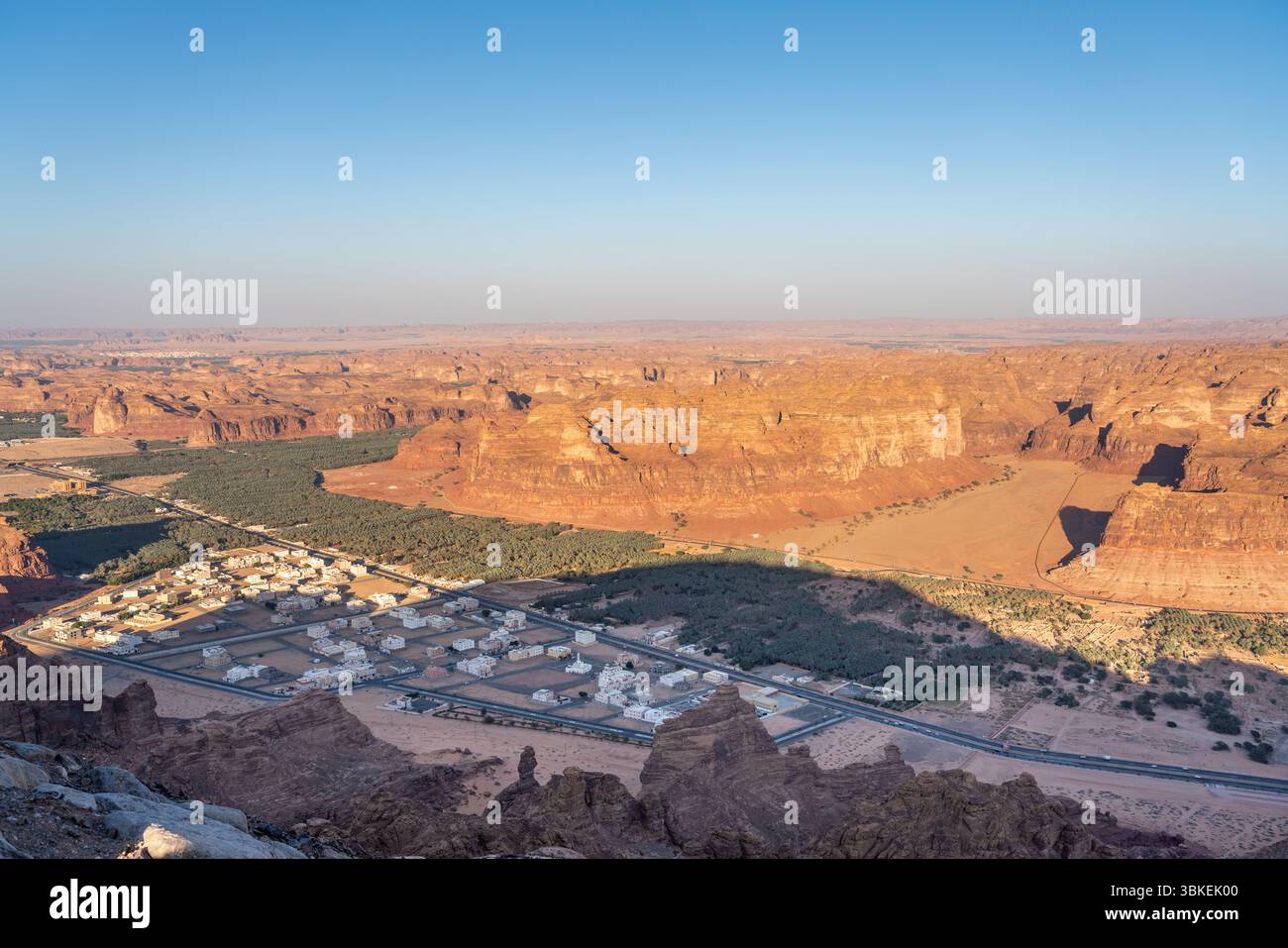 Harrat Viewpoint at Sunset, AlUla, Saudi Arabia. Breathtaking panorama ...